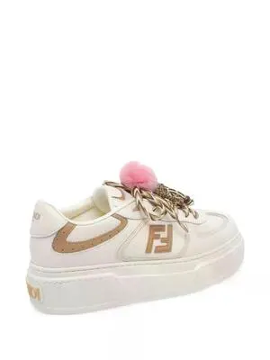 Fendi Leather Platform Sneakers